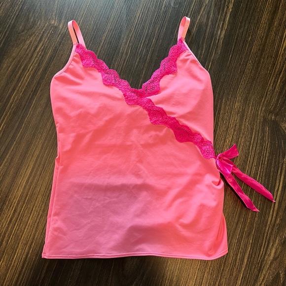 Tops | 3 For 1 Pink Lace Cami | Poshmark